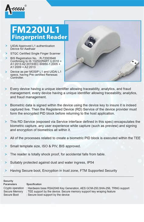 Biometric Fingerprint Reader At ₹ 3953piece Vaishali Nagar Jaipur