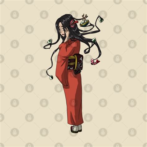 Yokai Woman Futakuchi Onna Monster Girls Series I Yokai T Shirt