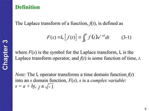 control theory Laplace Transforms lecture | PPT