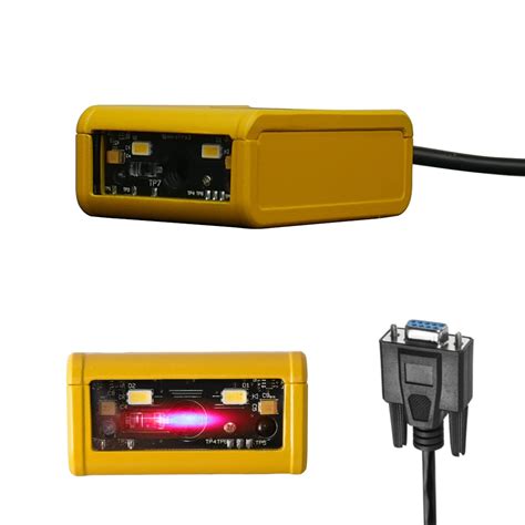 Stationary Fixed Rs232 Professional Small 1d 2d Barcode Scanner Scanning Barcode Metal