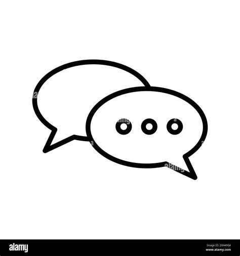 Bubble Speech Icon Vector Design Template In White Background Stock Vector Image And Art Alamy