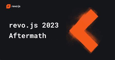 Revojs On Linkedin Revojs2023 Javascriptconference