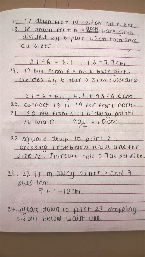 Developing Pattern And Garment Technology Drafting A Basic Bodice Block