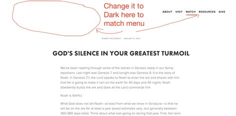 Invert Logo Color On Individual Blog Posts Not On The Front Page Of