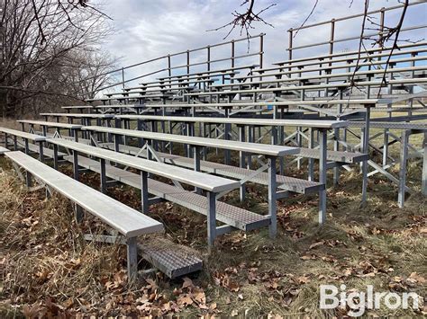 10 Row Aluminum Bleachers Transportation Bigiron