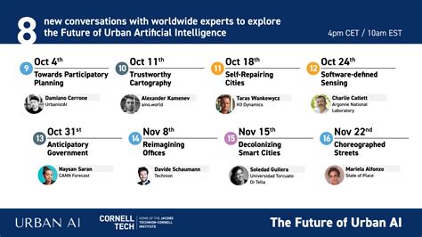 Urban AI x Cornell Tech to Expand Global Dialogues on the Future of ...
