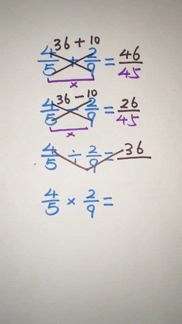 math tricks on instagram fraction tricks adding and subtracting