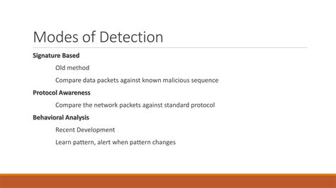 Network Intrusion Detection System And Analysis Pptx