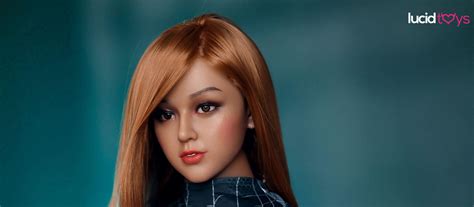 Girlfriend Dolls Sex Doll Head M16 Compatible Brown Lucidtoys