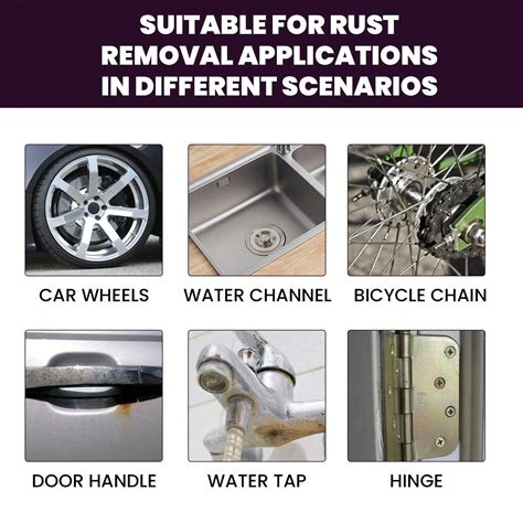 H4cacle Rust Removal Spray Automobile Parts Rust Converter Spray Metal