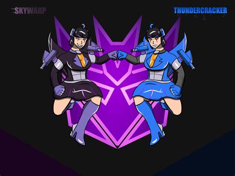 Skywarp And Thundercracker By Aquickseriesofwords On Deviantart