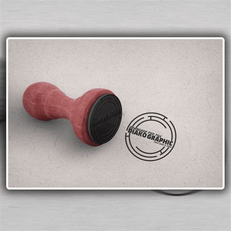 دانلود موکاپ مهر جدید 0165 بصورت لایه باز Psd دیاکوگرافیک