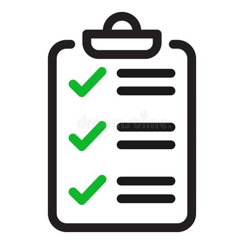 Survey Management Icon Checklist Forum Vector Illustration Stock Vector Illustration Of