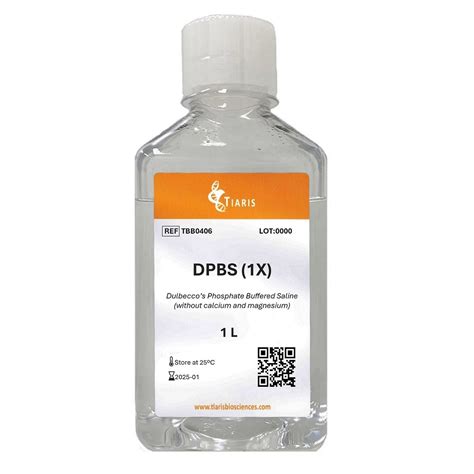 Dulbecco Phosphate Buffer Saline Dpbs 1x Wo Ca Mg And Phenol Red