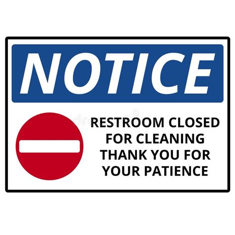 No Cleaning Sign Isolated On White Background Stock Vector