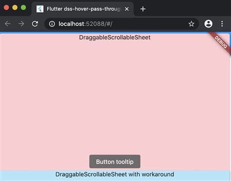 ui bug pointer hover events pass through draggablescrollablesheet · issue 59741 · flutter