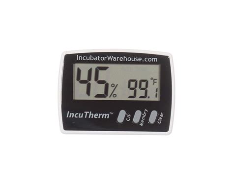 Incutherm Digital Thermometer Hygrometer With Minmax Memory Swiftsly