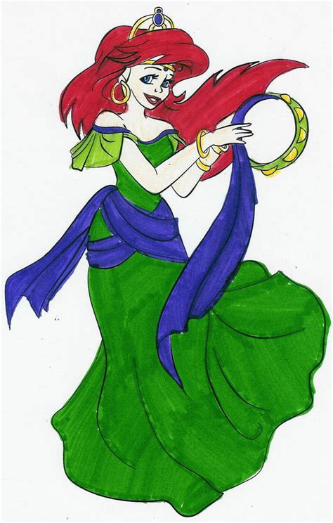 Ariel As Esmeralda By Daddyslilgrl01 On Deviantart