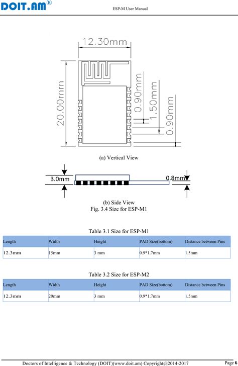 Shenzhen Doctors Of Intelligence And Technology Esp M Esp M Wifi Module