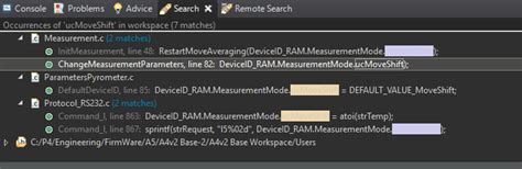 ccs tms320f2806 highlight color search results setting code