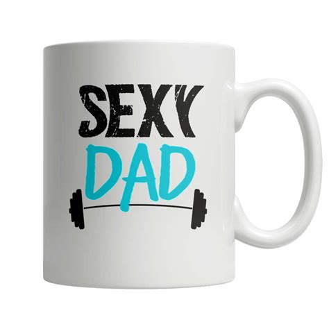 Fit Sexy Dad White Mug Busy Bee Body