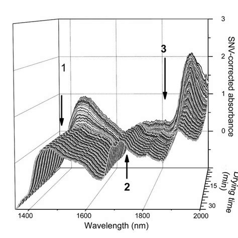 Standard Normal Variate Corrected Near Infrared Spectra Of The Download Scientific Diagram