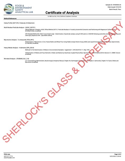 Sex Panther Og Strain Thca Flower Indoor Special Sherlocks Glass