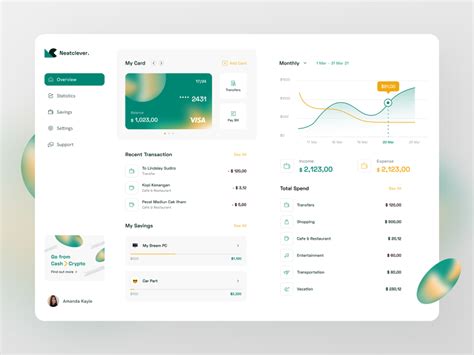 Simple Banking Web App Web App Banking App App Design Layout