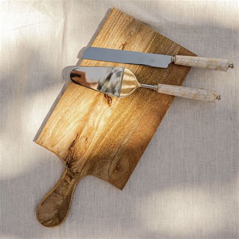 Tabla De Madera Con Asa Dearcos House And Deco