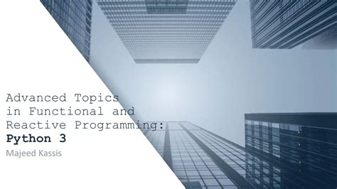 Ppt Python Functional And Reactive Programming Advanced Topics
