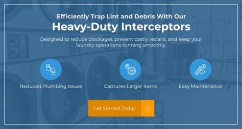 Lint Interceptors For Washing Machines H M Company