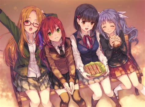 Anime Girl Bff Wallpapers Wallpaper Cave