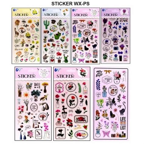 Multicolor Pp Sticker Wx Packaging Type Packet At Best Price In Navi