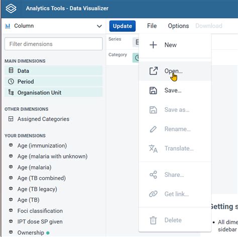 Learners Guide To Data Visualizer Dhis2 Documentation