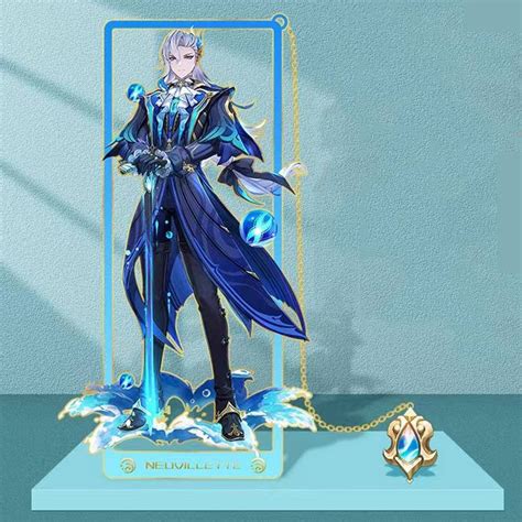 Cute Genshin Impact Metal Hollow Bookmark Focalors Furina Neuvillette Wriothesley Raiden Shogun