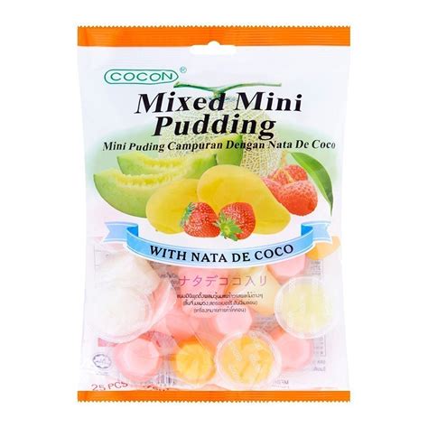 Cocon Mixed Mini Pudding With Nata De Coco 25pcs 375g Umall Australias Largest Online