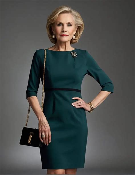 60 Classy Dresses For Older Women Over 70