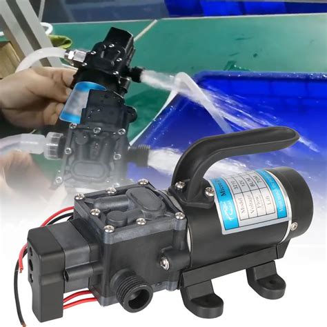 dc 12v 100w 다이어프램 자동차 세차 전기 워터 펌프 분당 8l 스프레이 가능 핸드폰닷컴