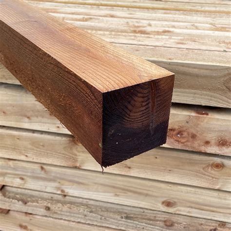 15m Timber Post 100mm X 100mm 4inch Ce Clarke Fencing