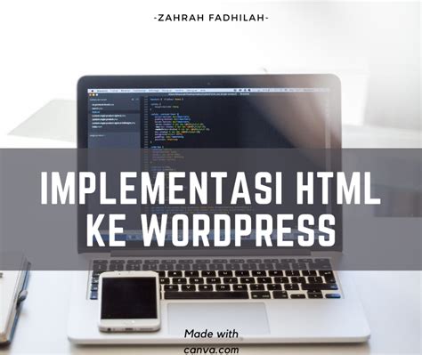 Implementasi Html Bootstrap Design Web Ke Wordpress