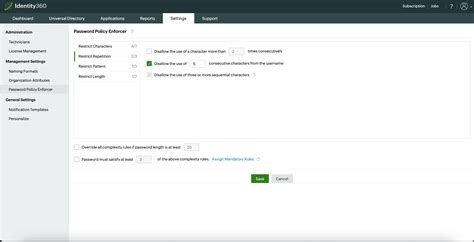 Password Policy Enforcer Manageengine Identity360