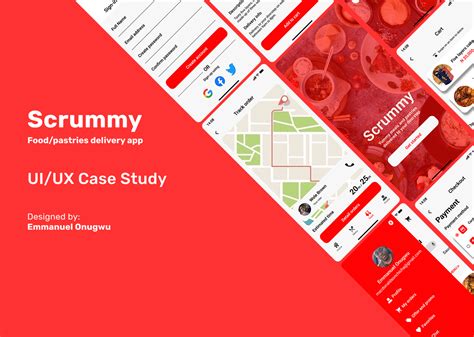 Scrummy Bakery UX Case Study Behance