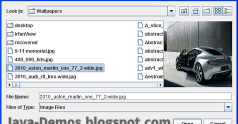 Add Image Preview Pane To Jfilechooser — Java Demos