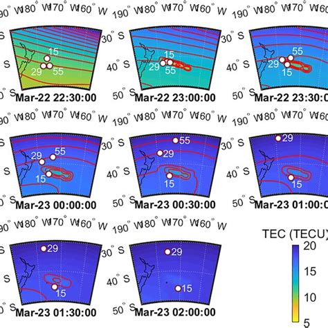 Vertical Tec Vtec Maps From The Global Ionosphere Thermosphere Model Download Scientific