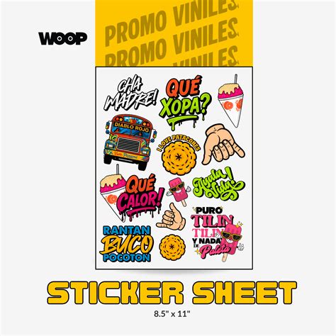 Uv Dtf 3d Sticker Sheets Panameñadas 85x11