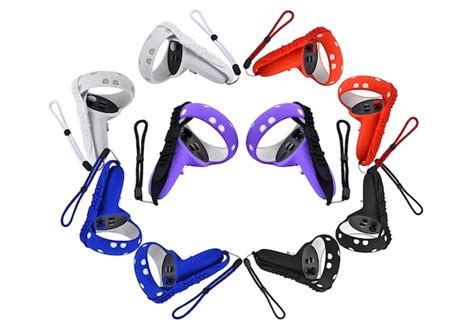 Oculus Quest 2 Controller Covers W Overhand Grips And Wrist Etsy