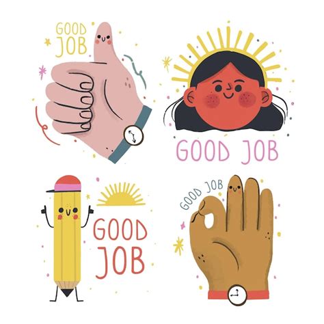 Good Job Star Vectors And Illustrations For Free Download Freepik
