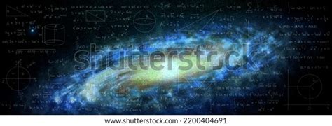 Illustration Basic Physics Mathematics Formulas Galaxy Stock Illustration 2200404691 Shutterstock