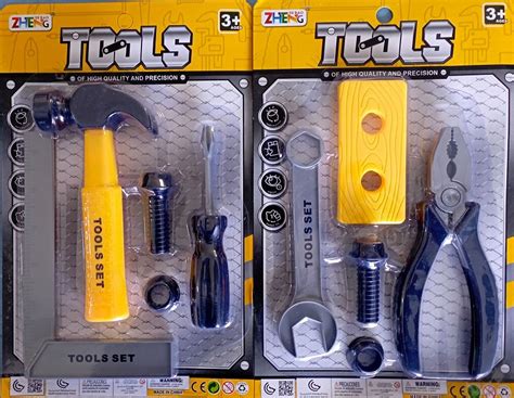 Tool Set Assorted 5pc Sets Play2learn