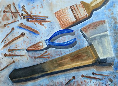 Painting Rust In Watercolours Th September Christina French